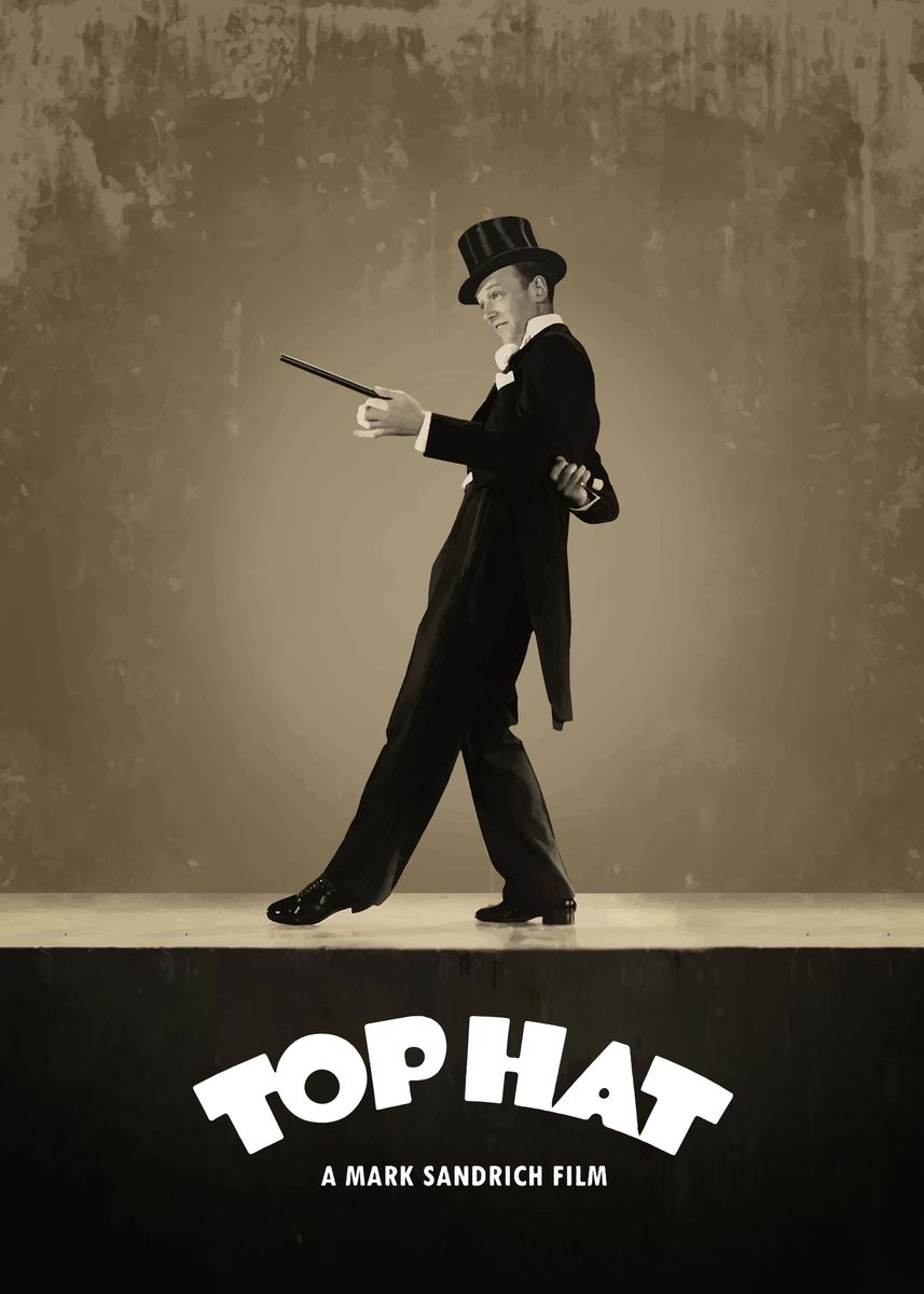 'Top Hat' Poster, picture, metal print, paint by Bo Kev | Displate