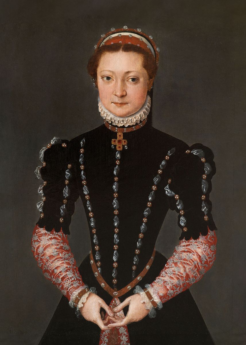 'Portrait of a Noble lady' Poster, picture, metal print, paint by ...