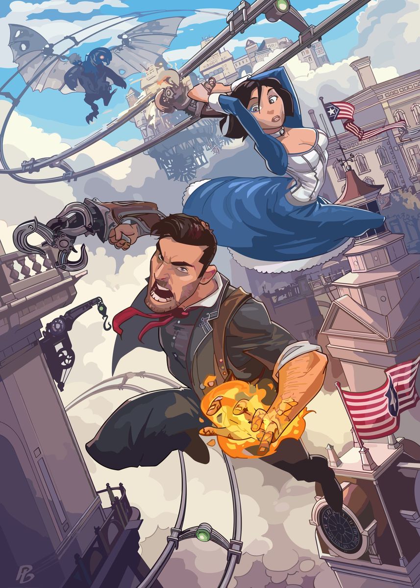 Bioshock In Game Posters