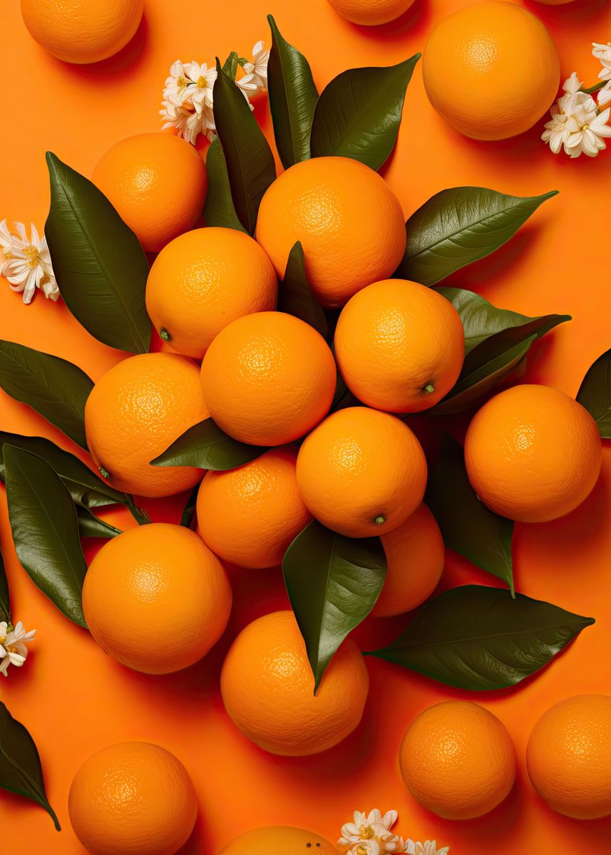 'Orange' Poster, picture, metal print, paint by Stylianos Karagiannis ...