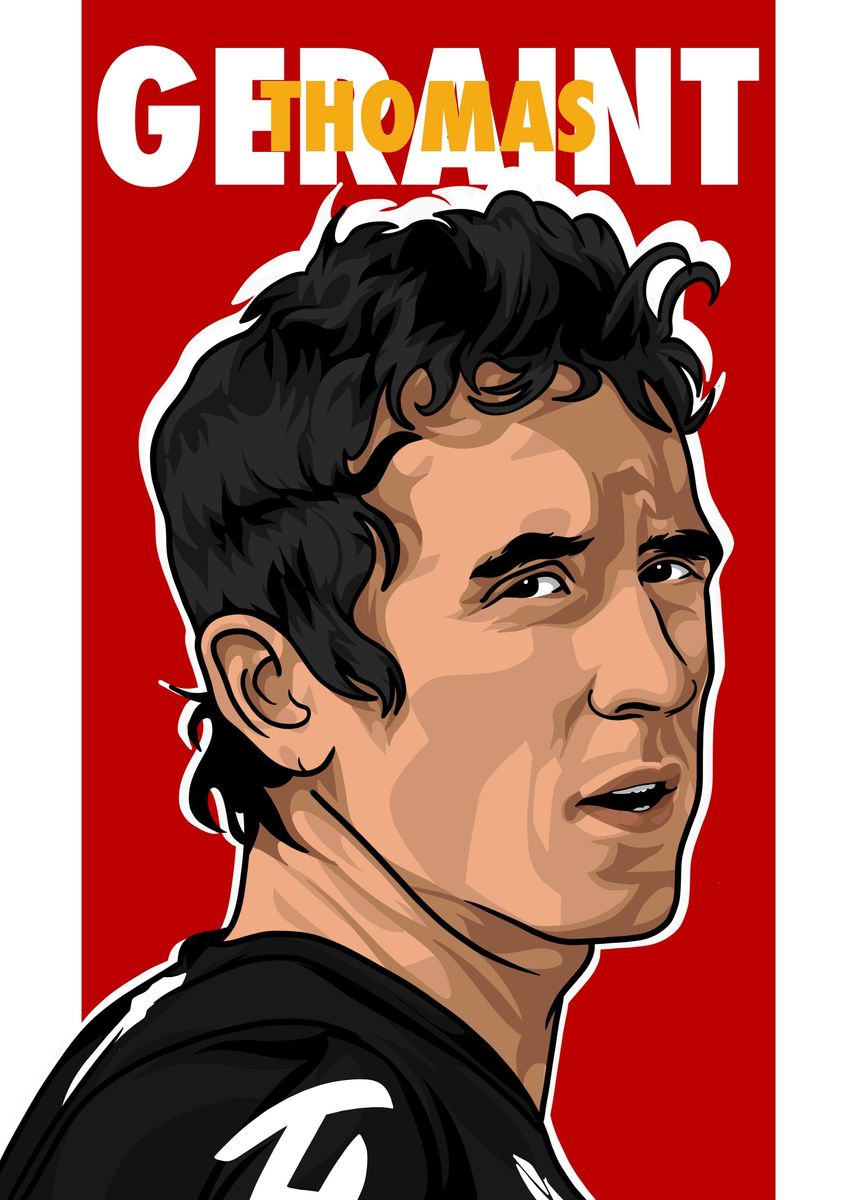'Geraint Thomas' Poster, picture, metal print, paint by Imad Wpap ...