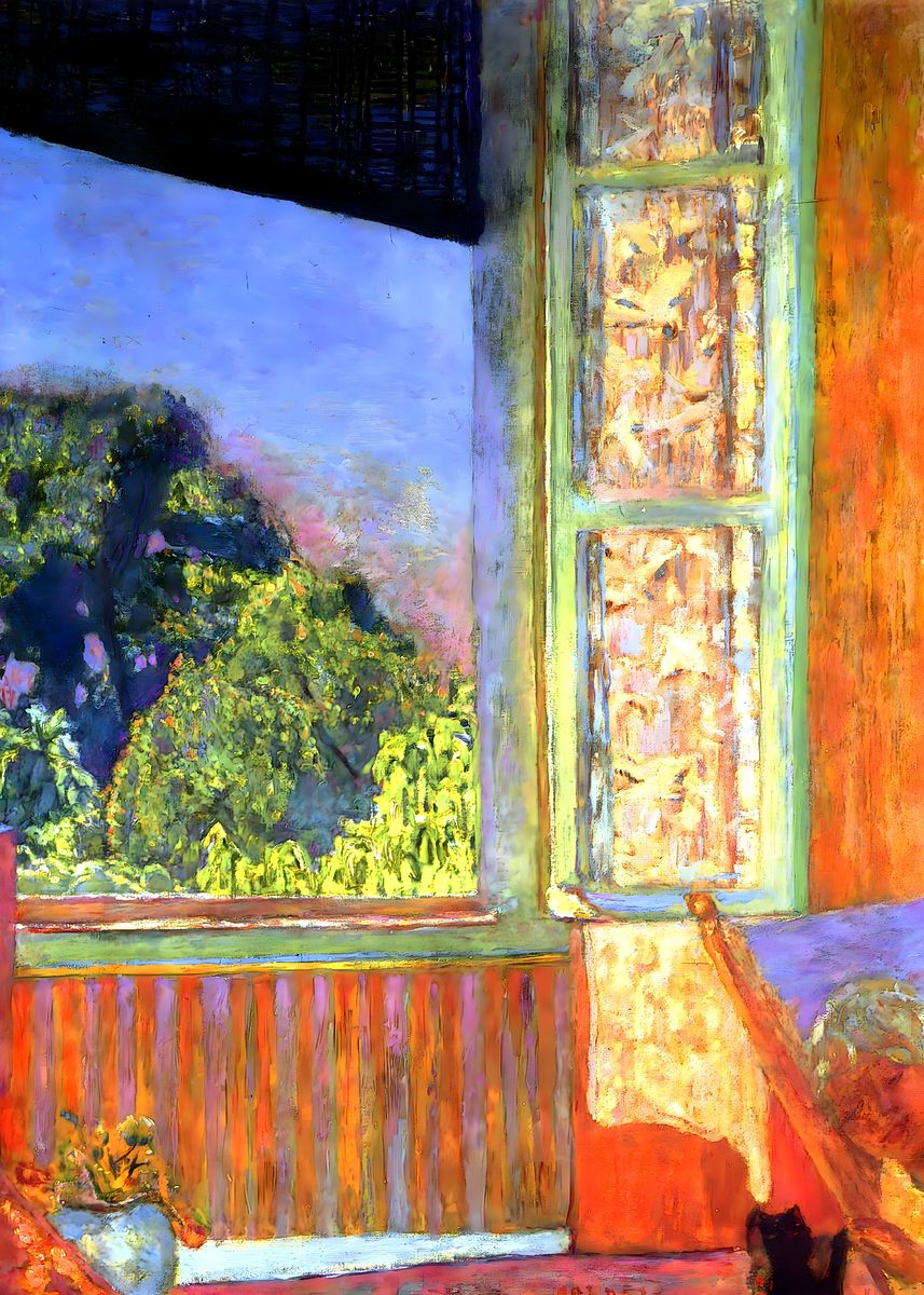 'Pierre Bonnard Open Window' Poster, picture, metal print, paint by Jon ...