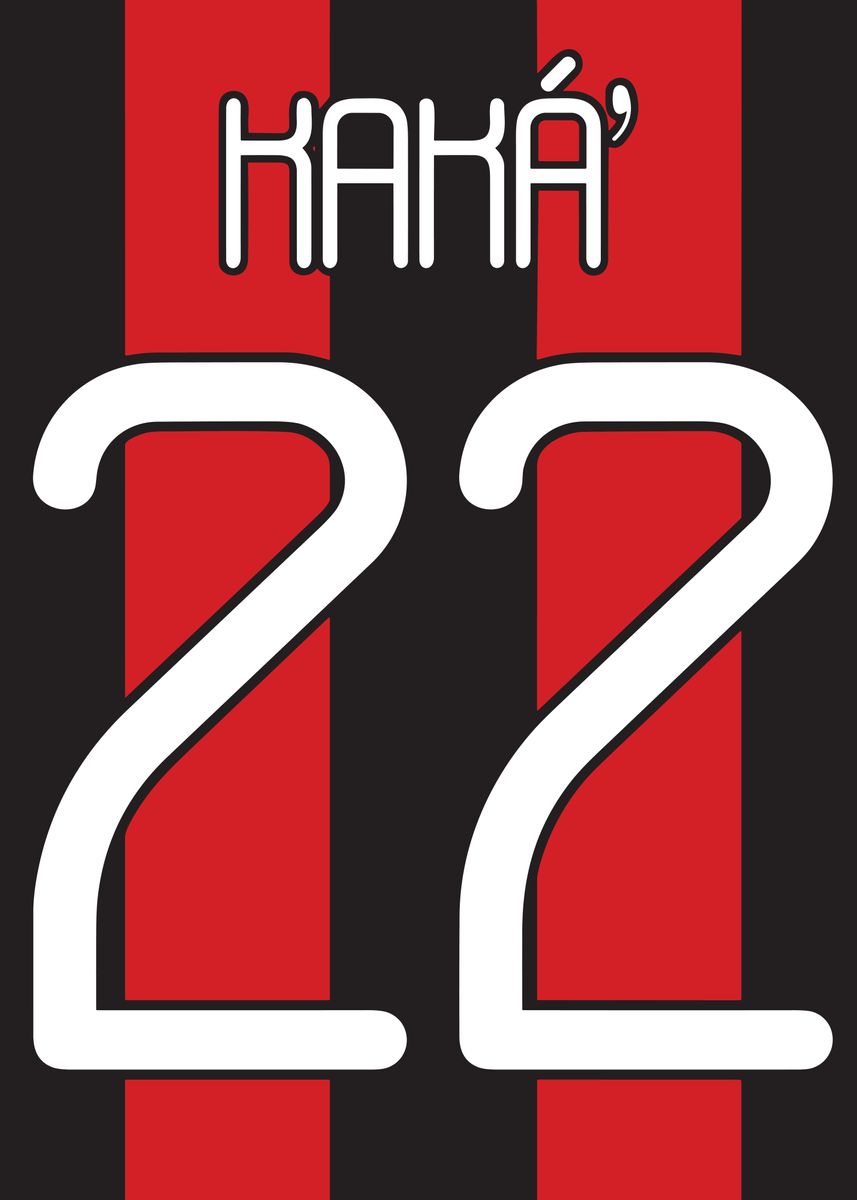 'Ricardo Kaka' Poster, picture, metal print, paint by Marinka Lubov ...