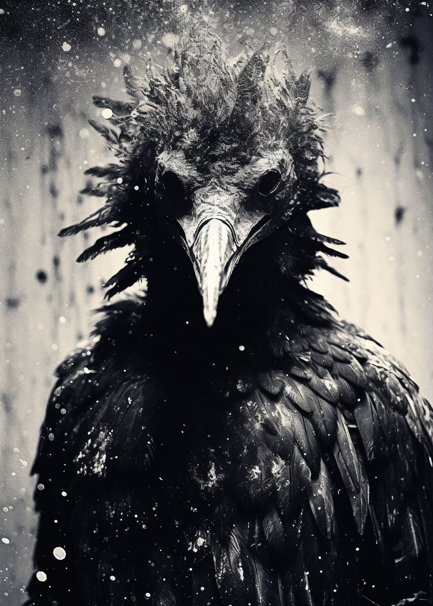 'Plague Doctor Portrait' Poster, picture, metal print, paint by Senja ...