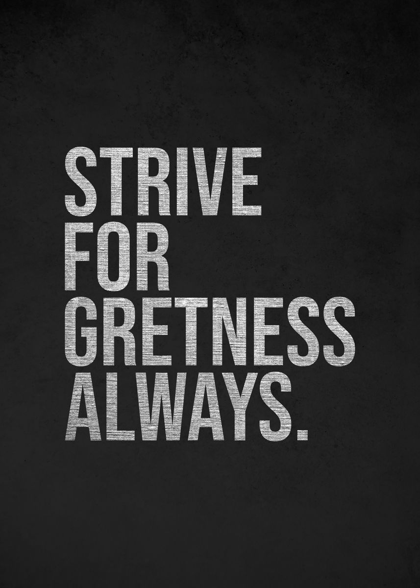 'Motivational Quotes Silver' Poster, picture, metal print, paint by ...