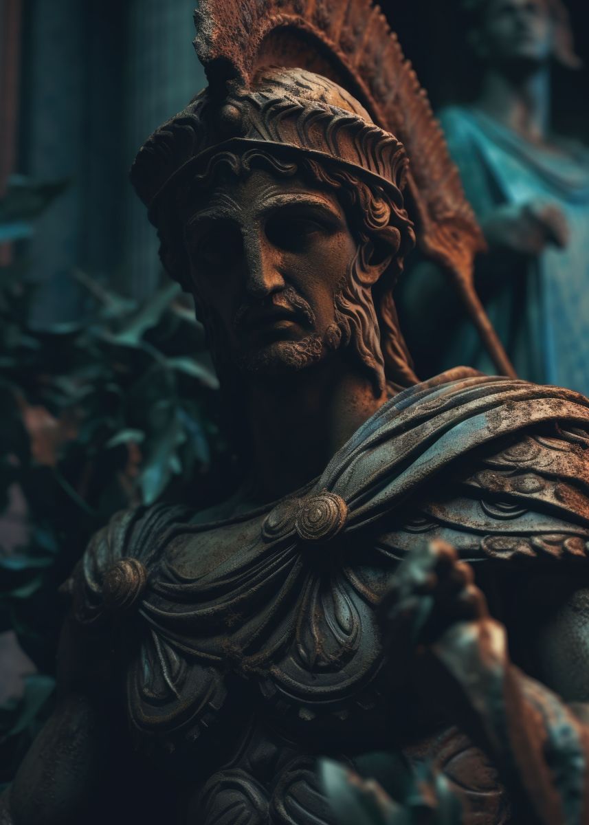 'Athena' Poster, picture, metal print, paint by Stylianos Karagiannis ...