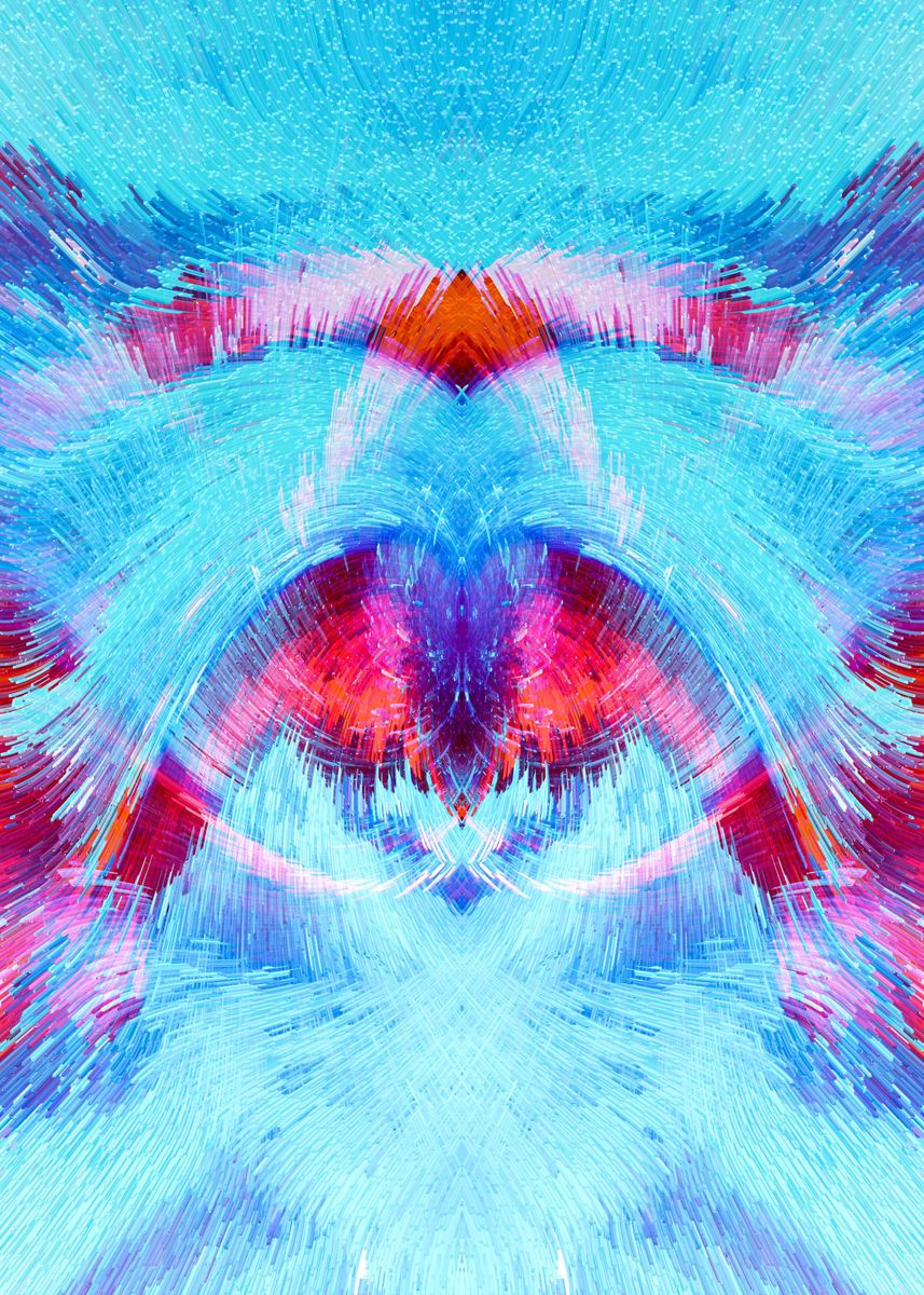 'Baby Crying Abstract Art' Poster, picture, metal print, paint by ...