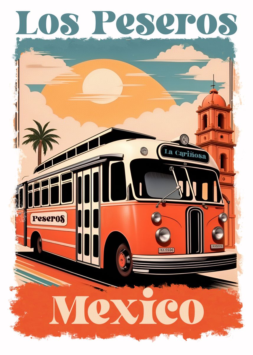 'Los Peseros' Poster, picture, metal print, paint by Muhammad Rizal syah | Displate