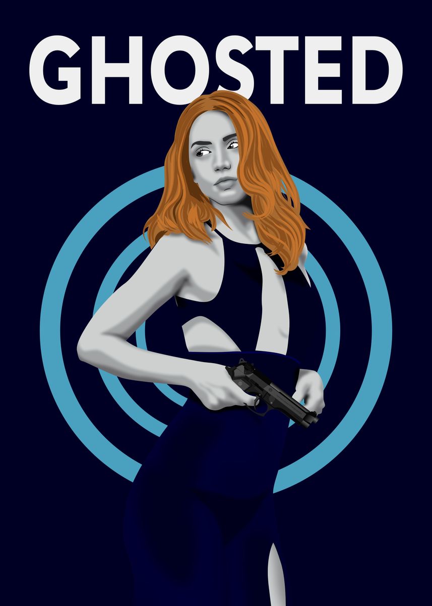 'ghosted ana de armas' Poster, picture, metal print, paint by geeks ...