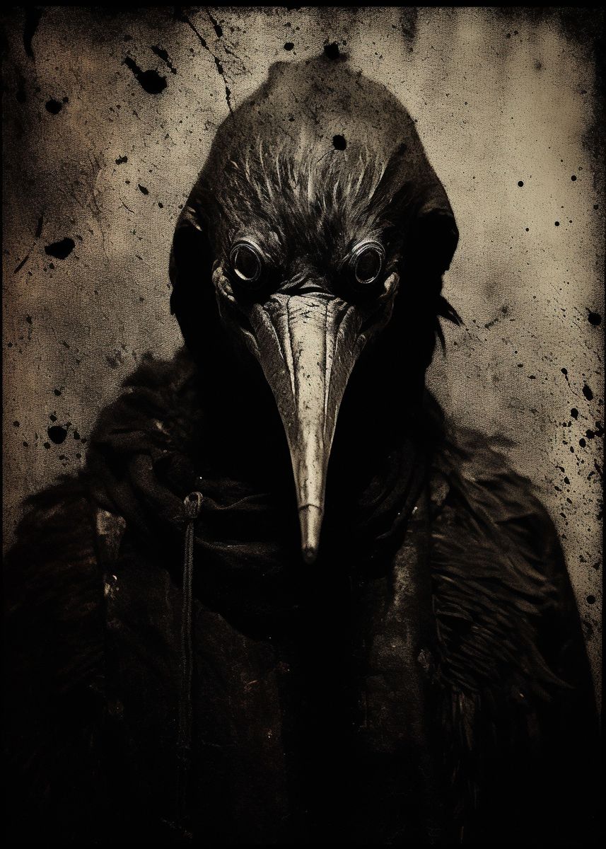 'The Plague Doctor' Poster, picture, metal print, paint by Senja ...