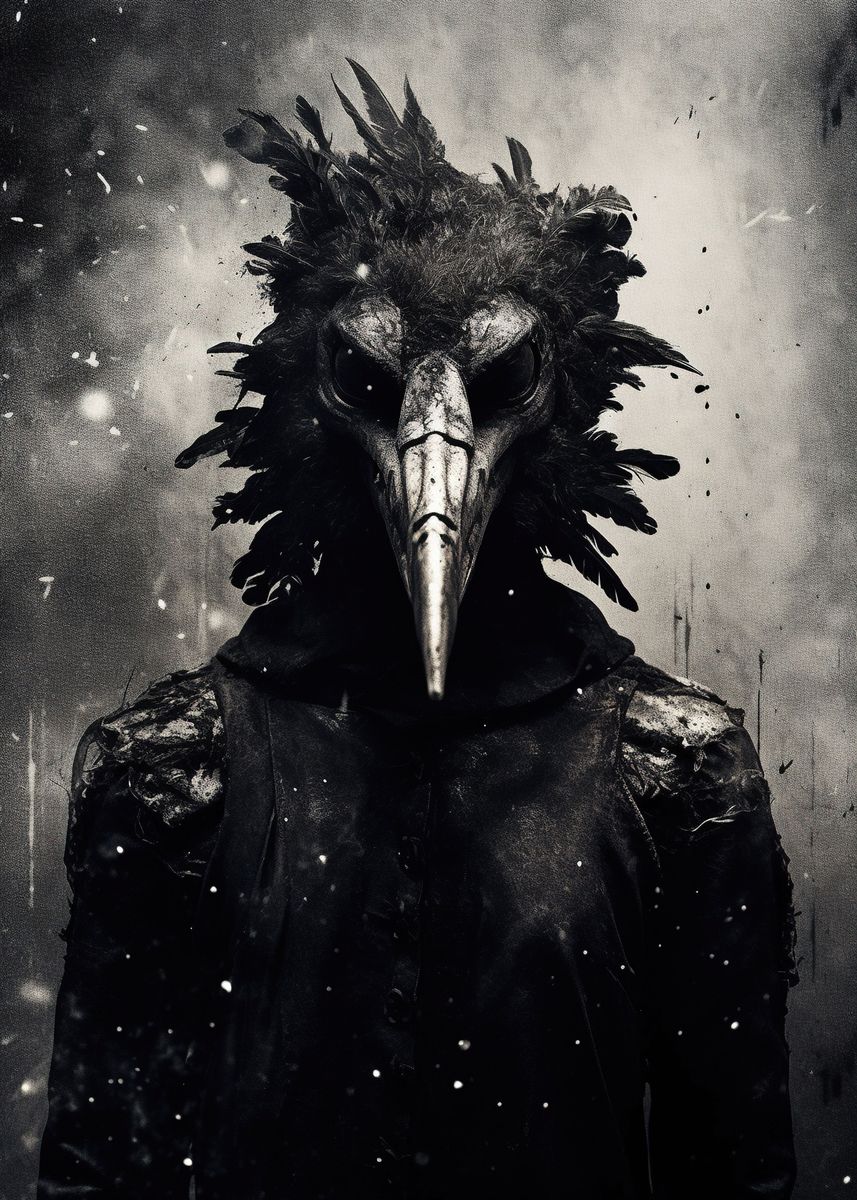 'Plague Doctors Myths' Poster, picture, metal print, paint by Senja ...