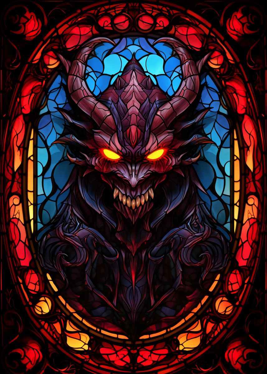 'The Hellbeast' Poster, picture, metal print, paint by Polymath Prints ...