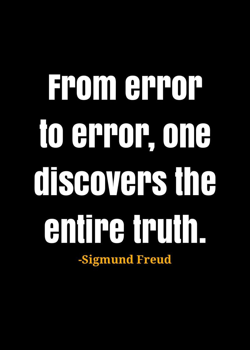 'Sigmund Freud Quotes ' Poster, picture, metal print, paint by KAGE ...