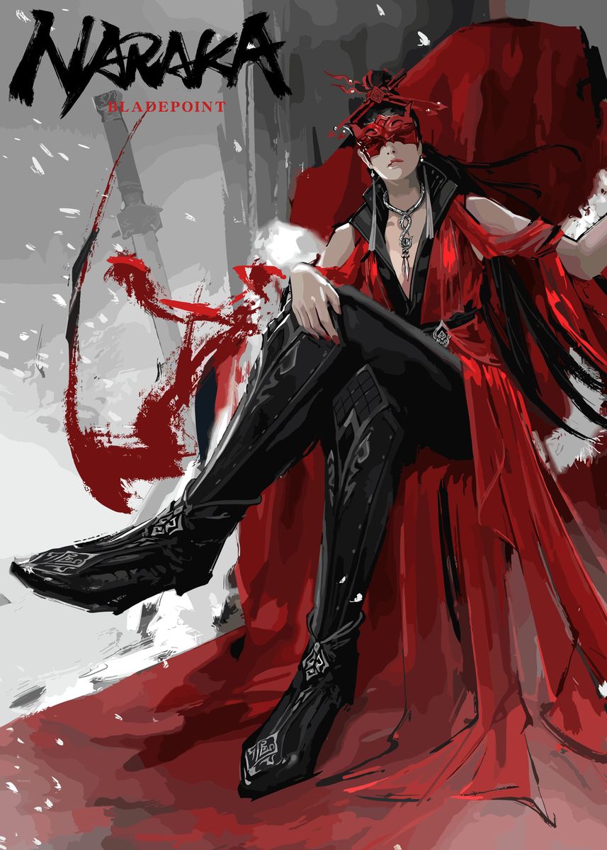 'Naraka Bladepoint' Poster, picture, metal print, paint by Jennie Kim ...