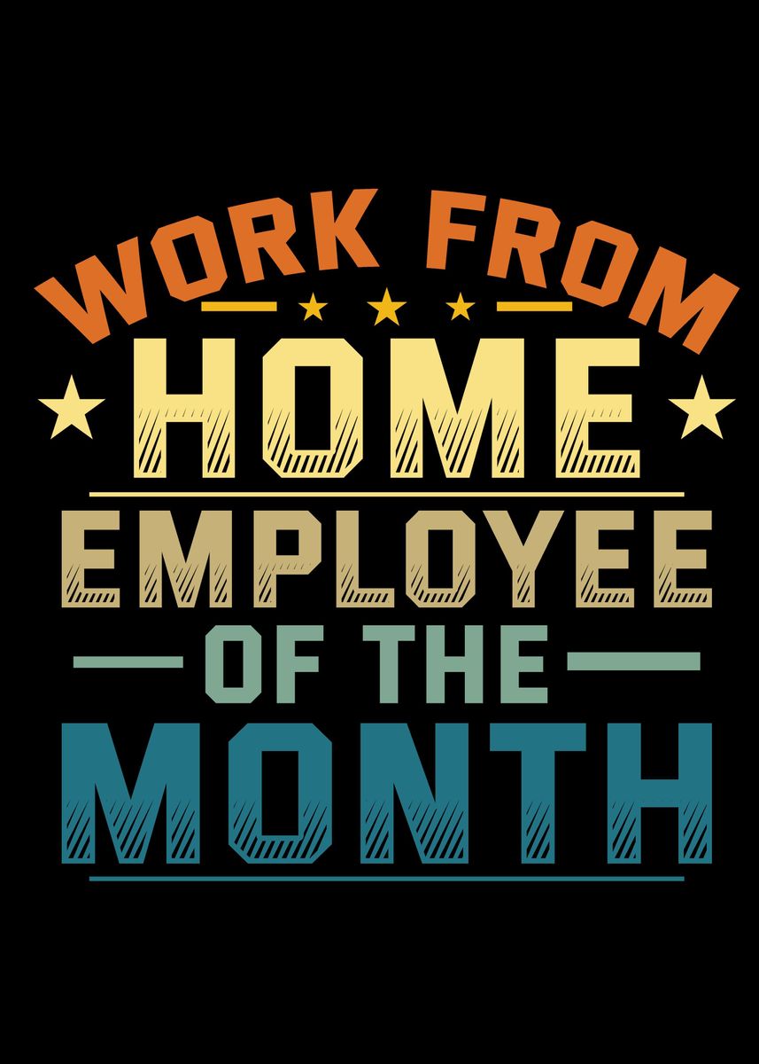 'Work From Home Office' Poster, picture, metal print, paint by Sascha ...