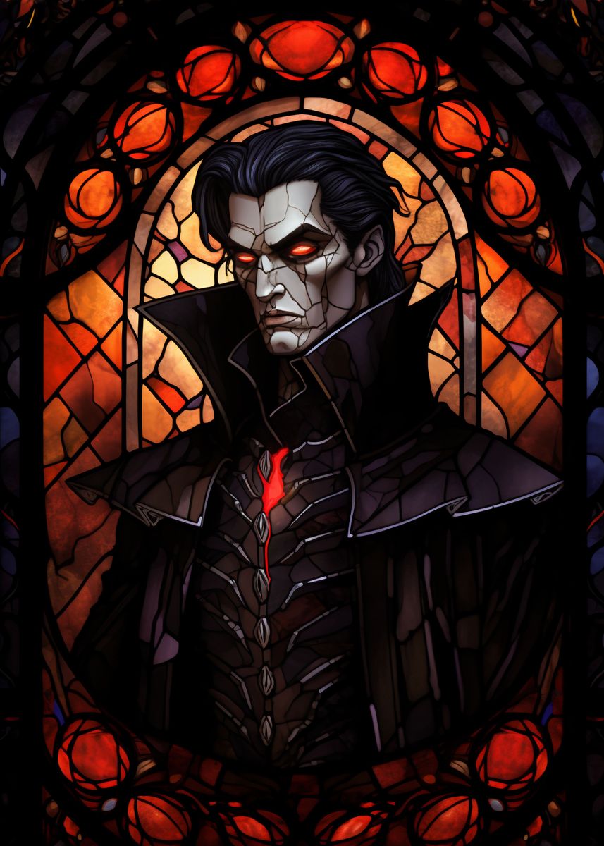 'The Vampire Count' Poster by Polymath Prints | Displate