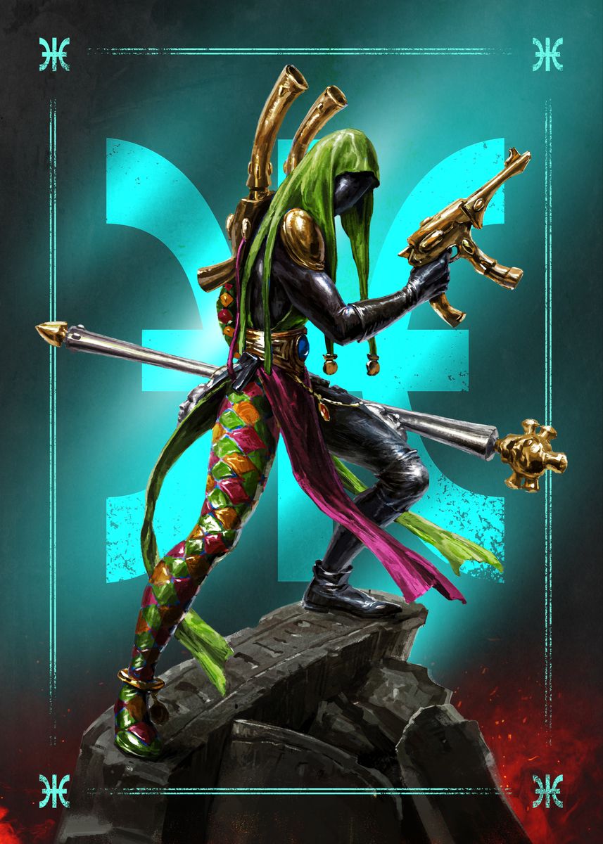 'Harlequin Shadowseer' Poster, picture, metal print, paint by Warhammer ...