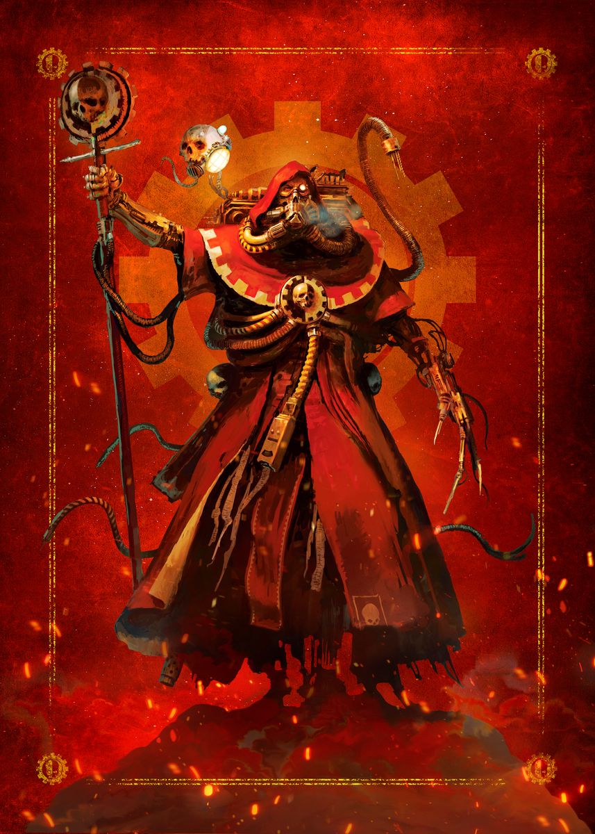 'Adeptus Mechanicus 2' Poster, picture, metal print, paint by Warhammer ...