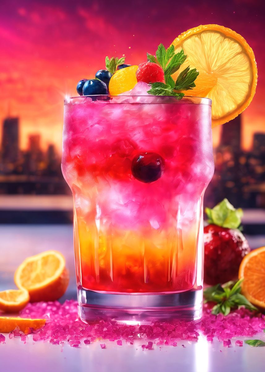 'Cocktails aesthetic' Poster by Masdarata anatoli | Displate