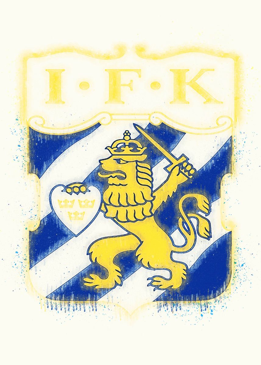 'IFK Gothenburg' Poster by EstellKirlin Studio | Displate
