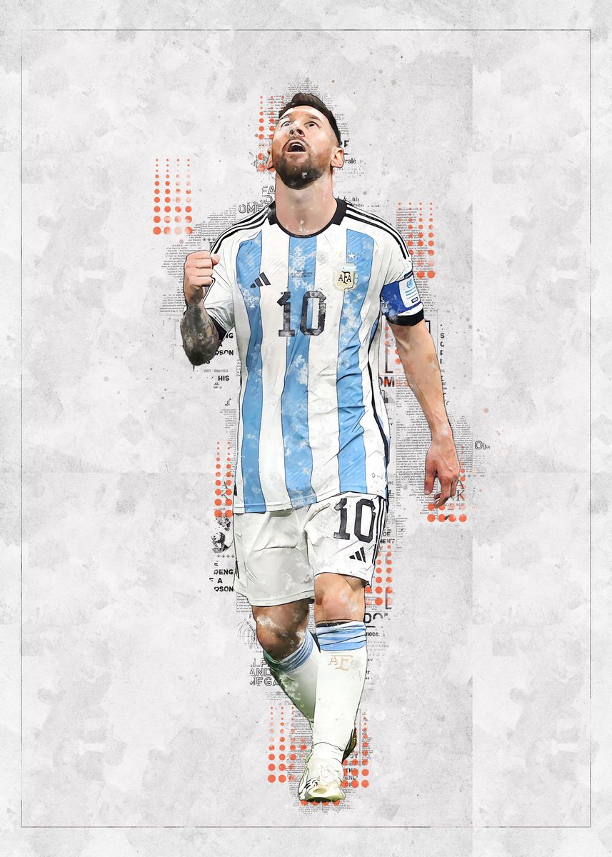 'Lionel Messi' Poster, picture, metal print, paint by surya dossantos ...