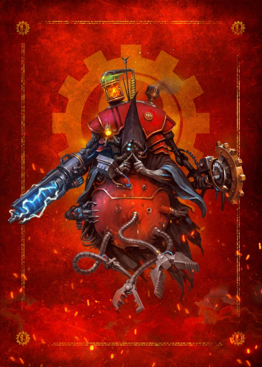 'Adeptus Mechanicus 3' Poster, picture, metal print, paint by Warhammer ...