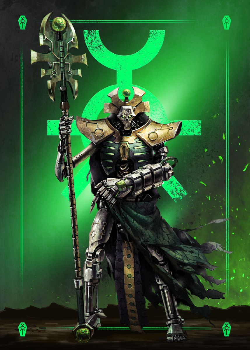 'Necron Imotekh Stormlord 2' Poster, picture, metal print, paint by ...