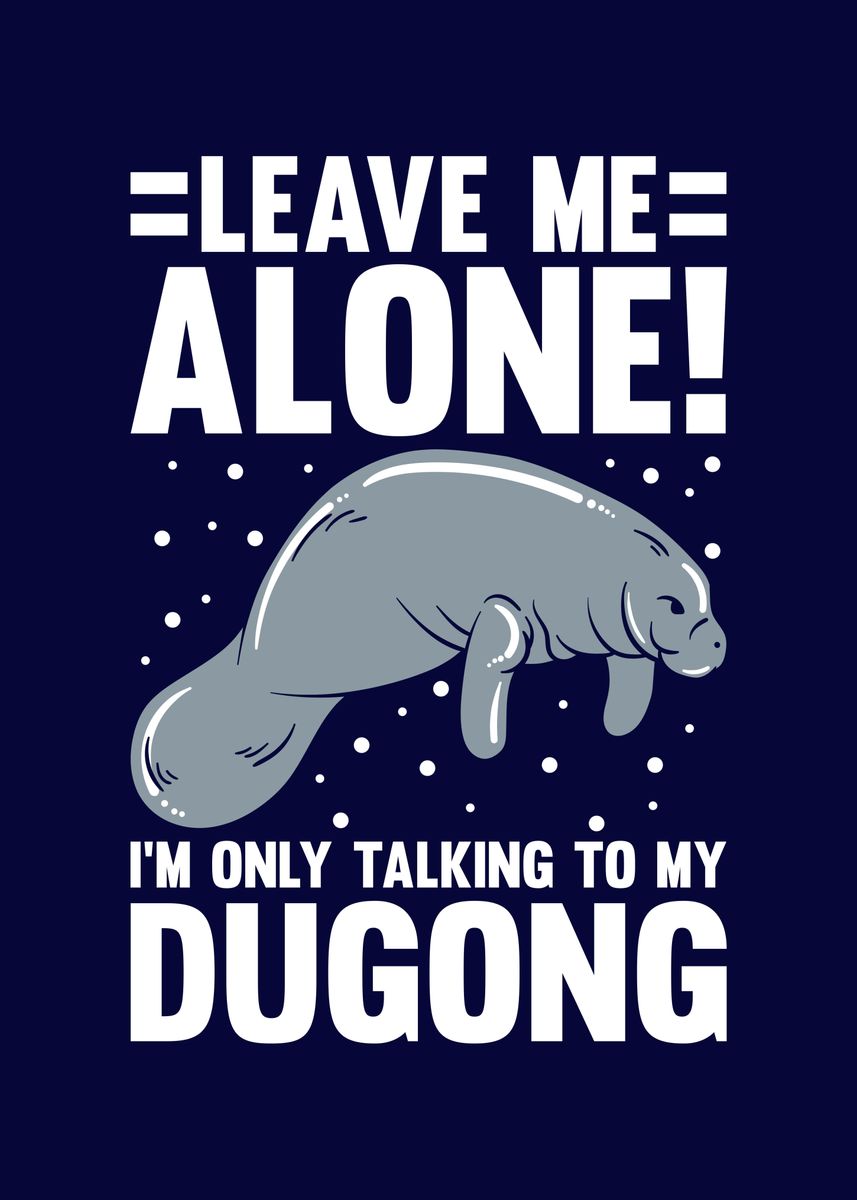 'Dugong Manatees Manatee' Poster, picture, metal print, paint by MzumO ...