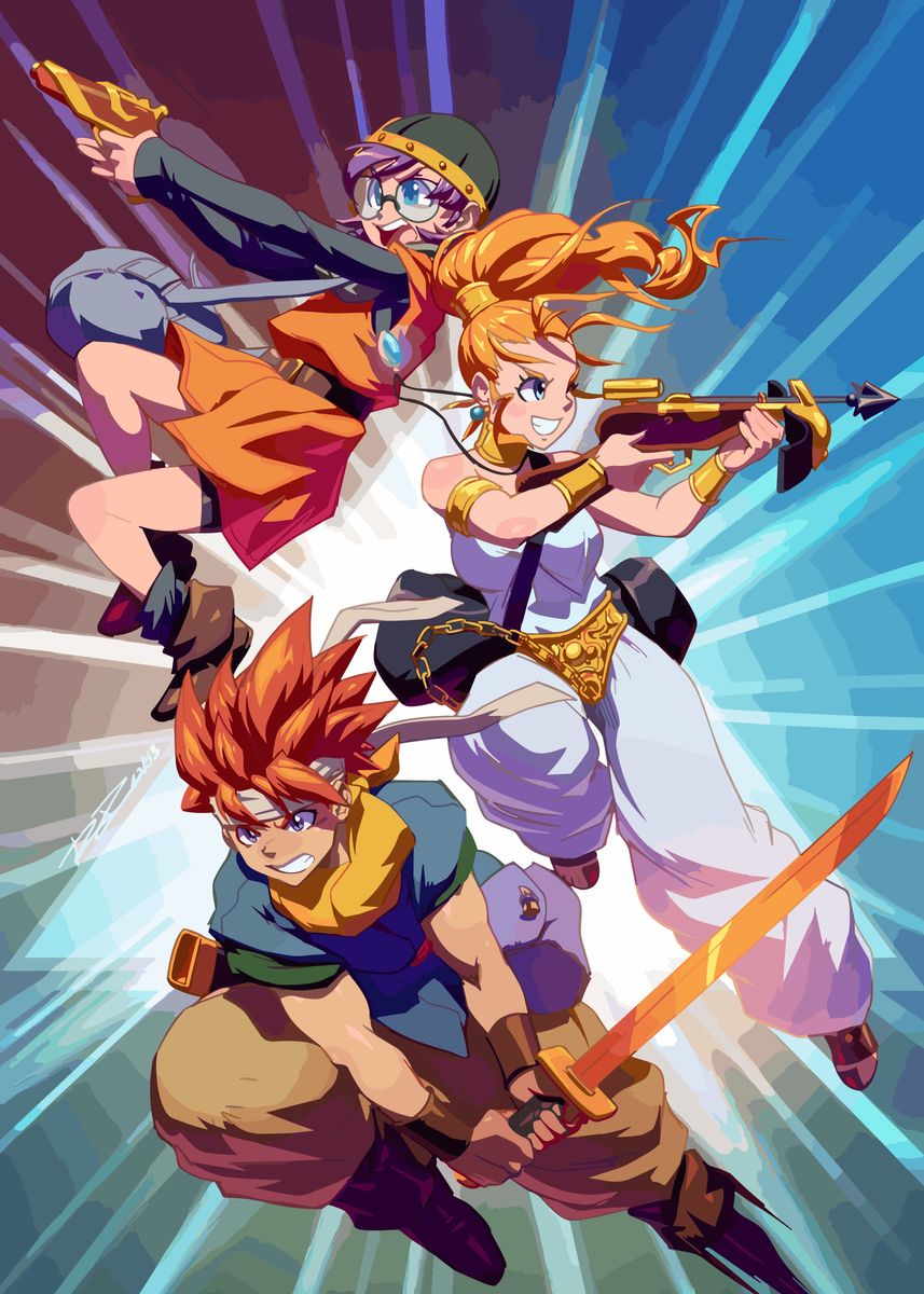 'chrono trigger' Poster, picture, metal print, paint by Diego fero ...