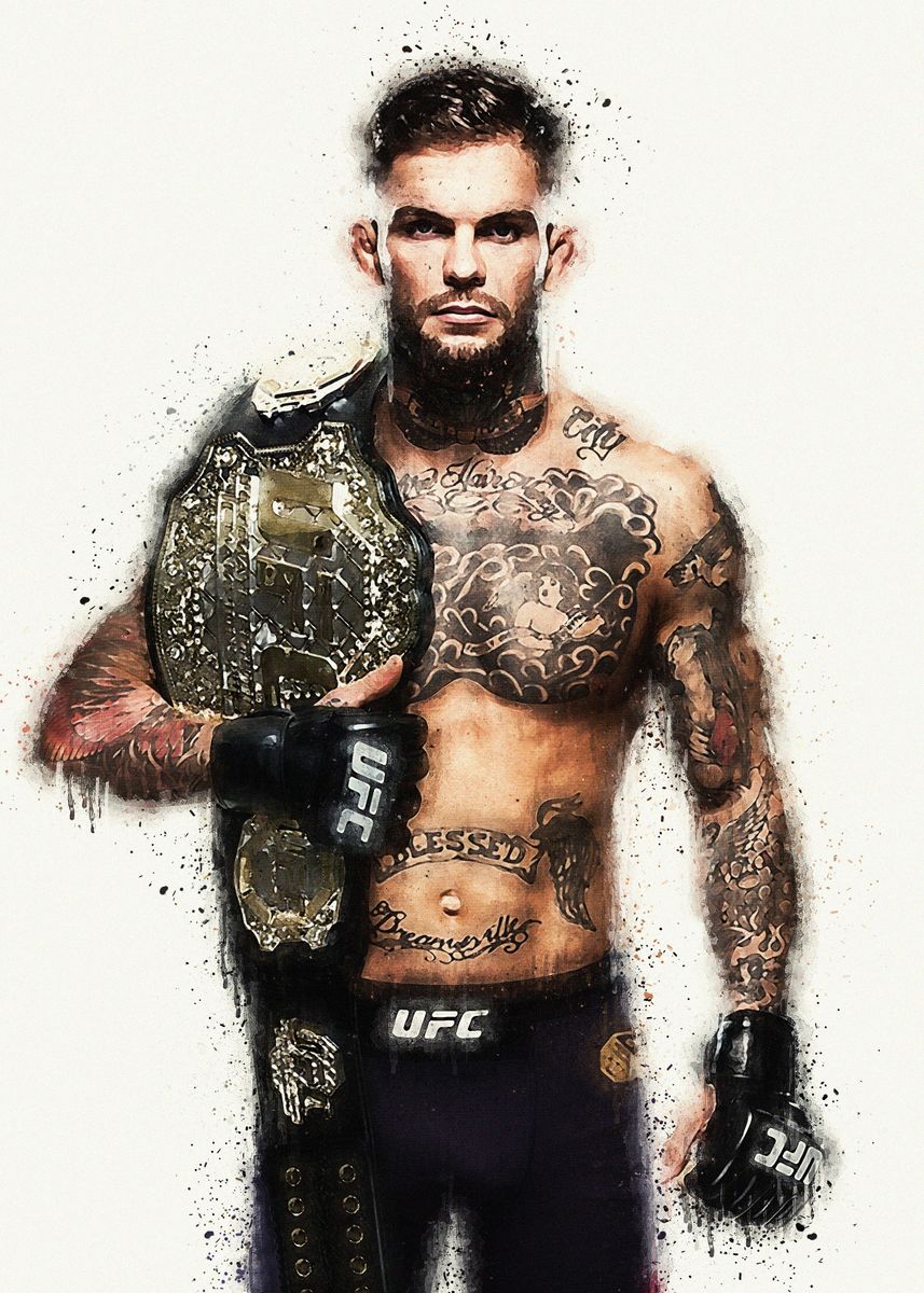 'Cody Garbrandt Poster' Poster, picture, metal print, paint by ...