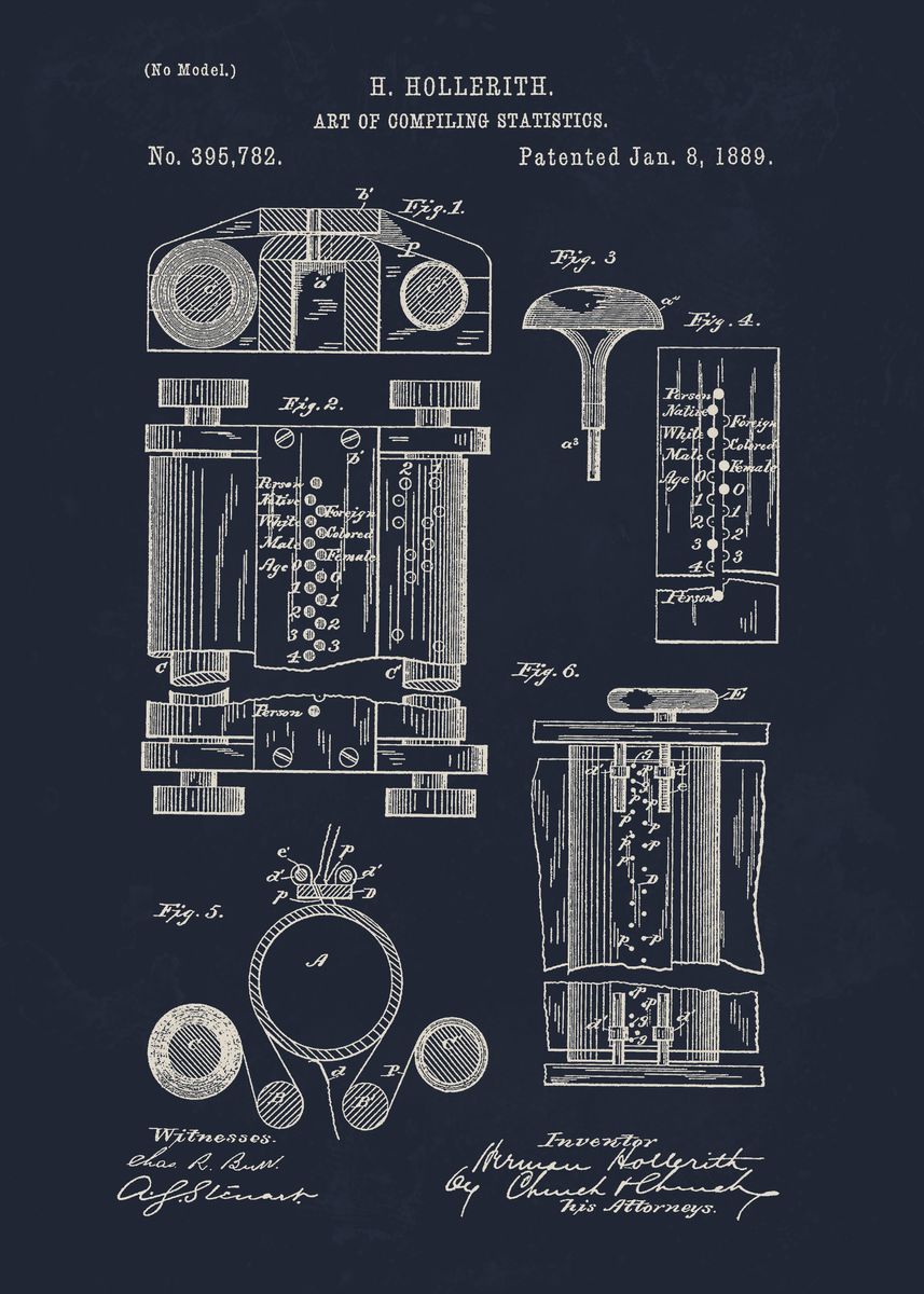 'THE HOLLERITH' Poster, picture, metal print, paint by MyDigitalMind ...