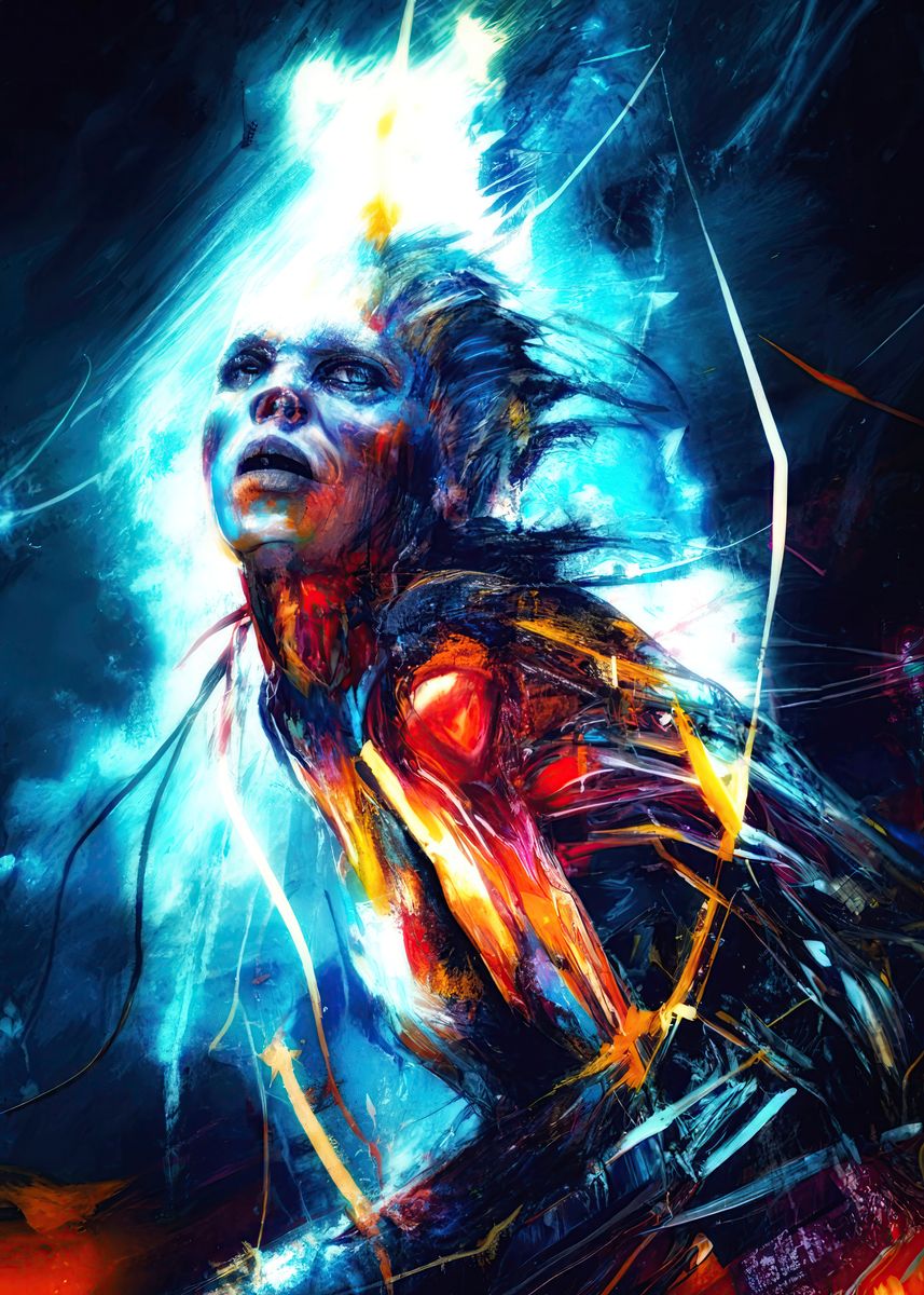 'Ethereal Awakening' Poster, picture, metal print, paint by Gerald ...