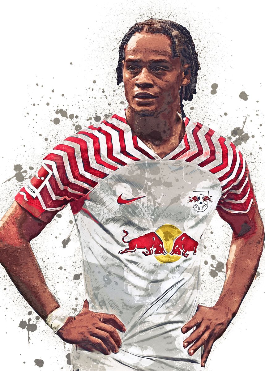 'Xavi Simons Splash' Poster, picture, metal print, paint by Ollie Reid ...