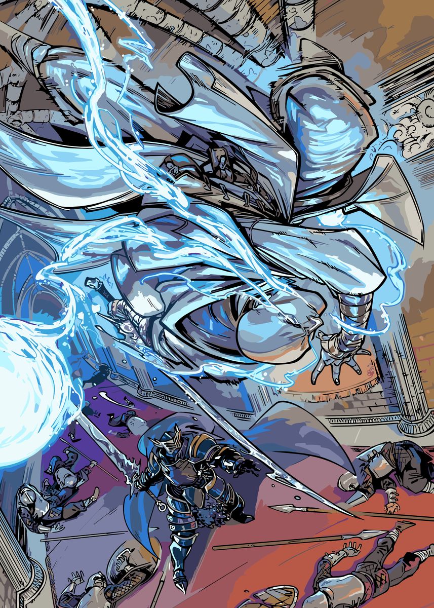 'stormlight Game Anime' Poster, picture, metal print, paint by word ...