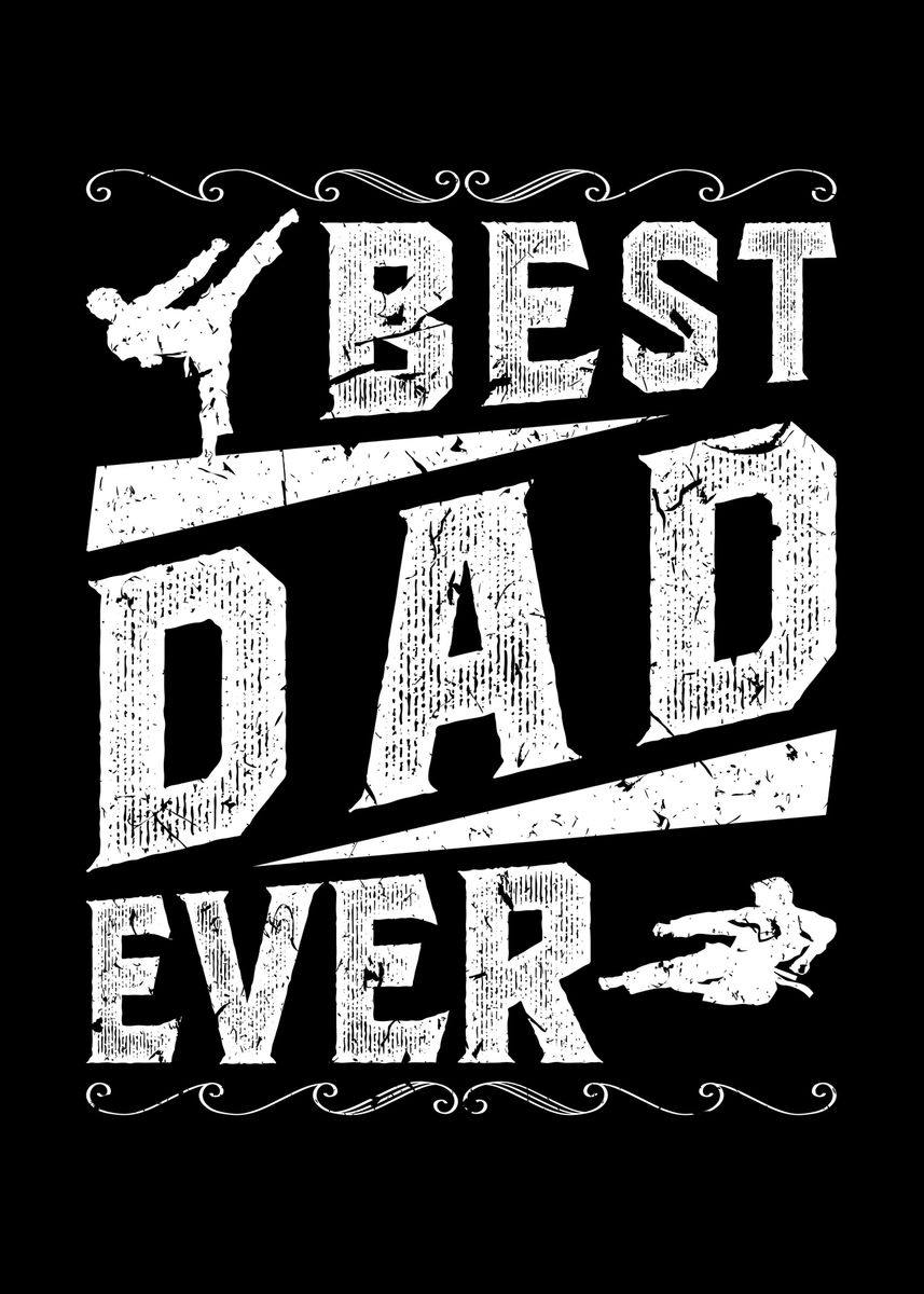 'Karate Dad Taekwondo' Poster by HumbaHarry Geitner | Displate