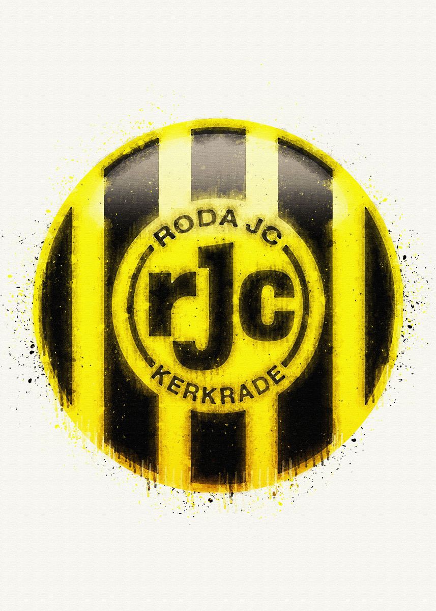 'Roda JC Kerkrade' Poster, picture, metal print, paint by ...