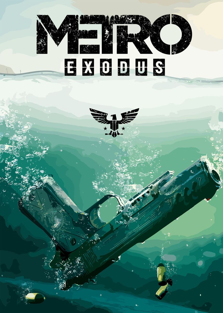 'Metro exodus' Poster, picture, metal print, paint by Dechagan | Displate