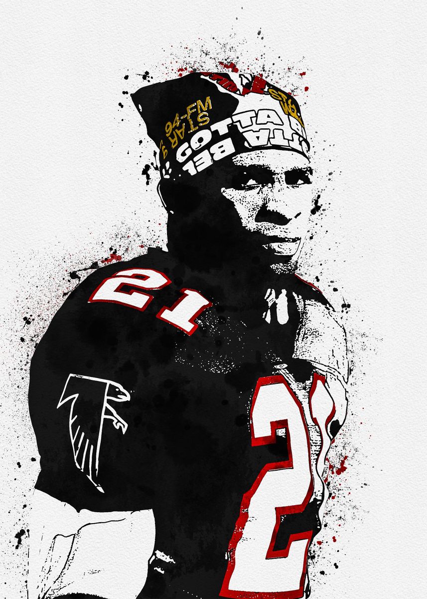 'Deion Sanders' Poster, picture, metal print, paint by Paul C. Lane ...
