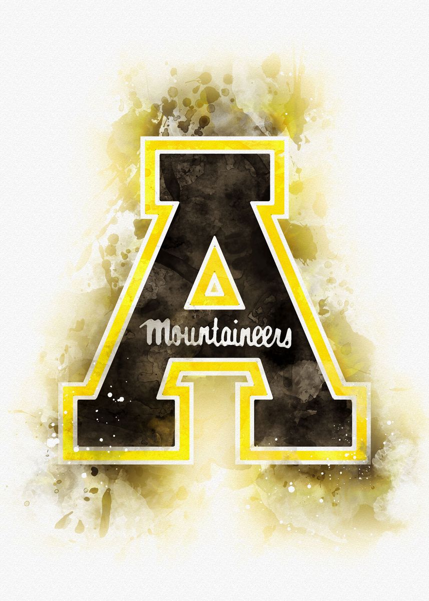 'Appalachian State Mountain' Poster, picture, metal print, paint by ...