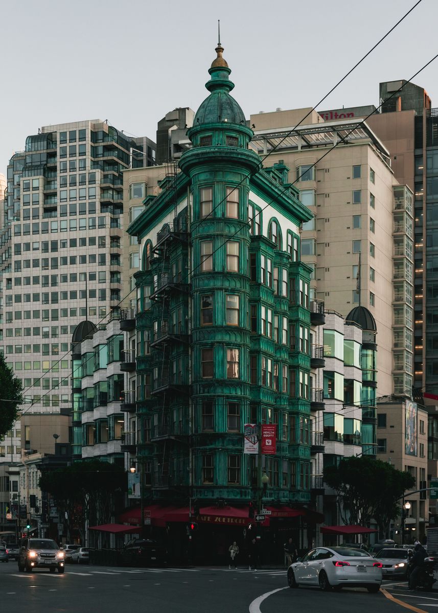 'Columbus Tower' Poster, picture, metal print, paint by Yann Droy ...