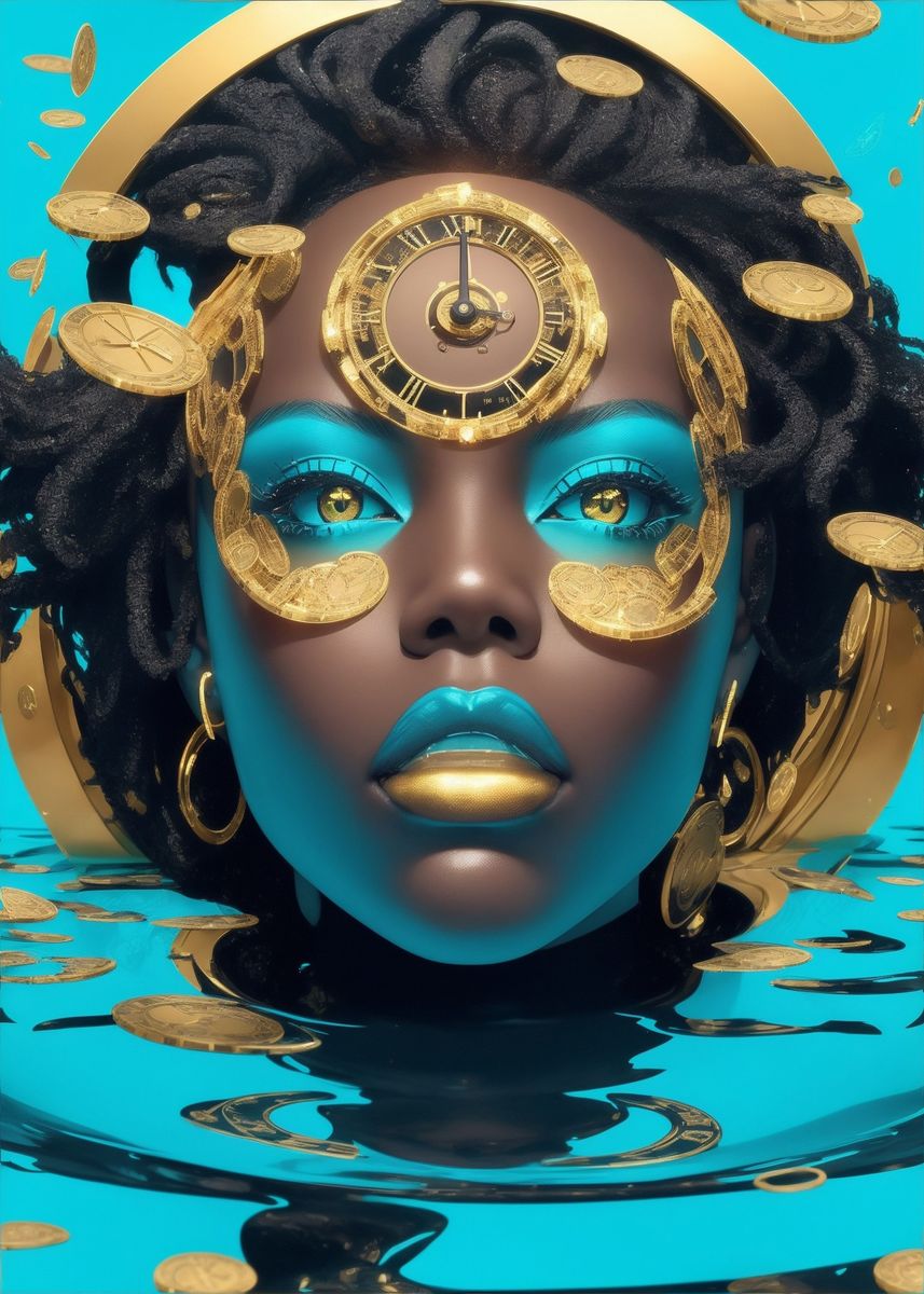 'Persistence of Beauty II' Poster, picture, metal print, paint by John ...