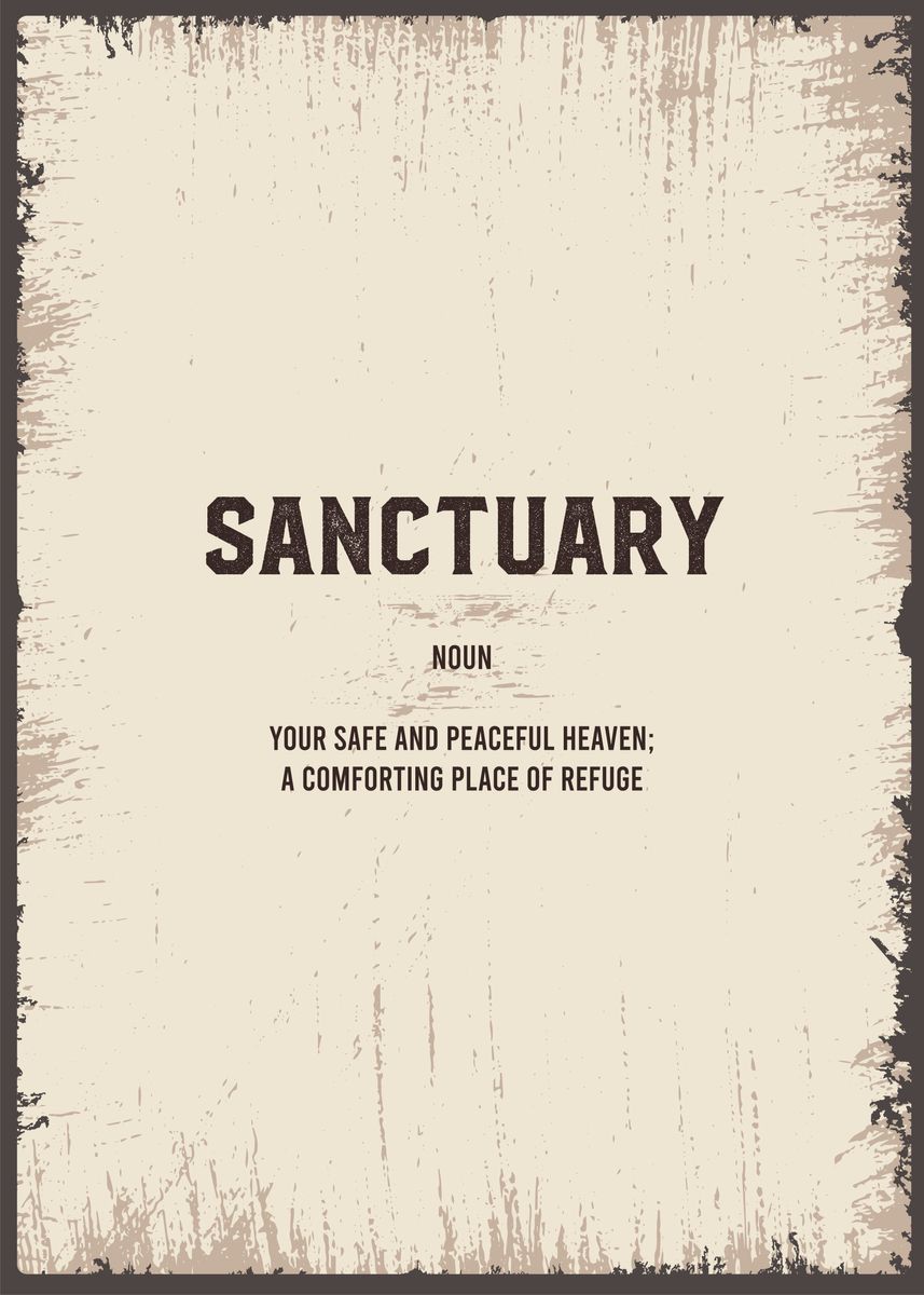 'sanctuary' Poster, picture, metal print, paint by Trending Awesome ...