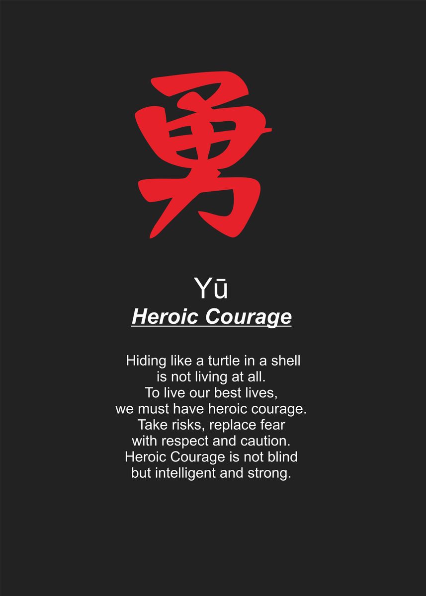 'heroic courage' Poster, picture, metal print, paint by Ratna Mutia ...