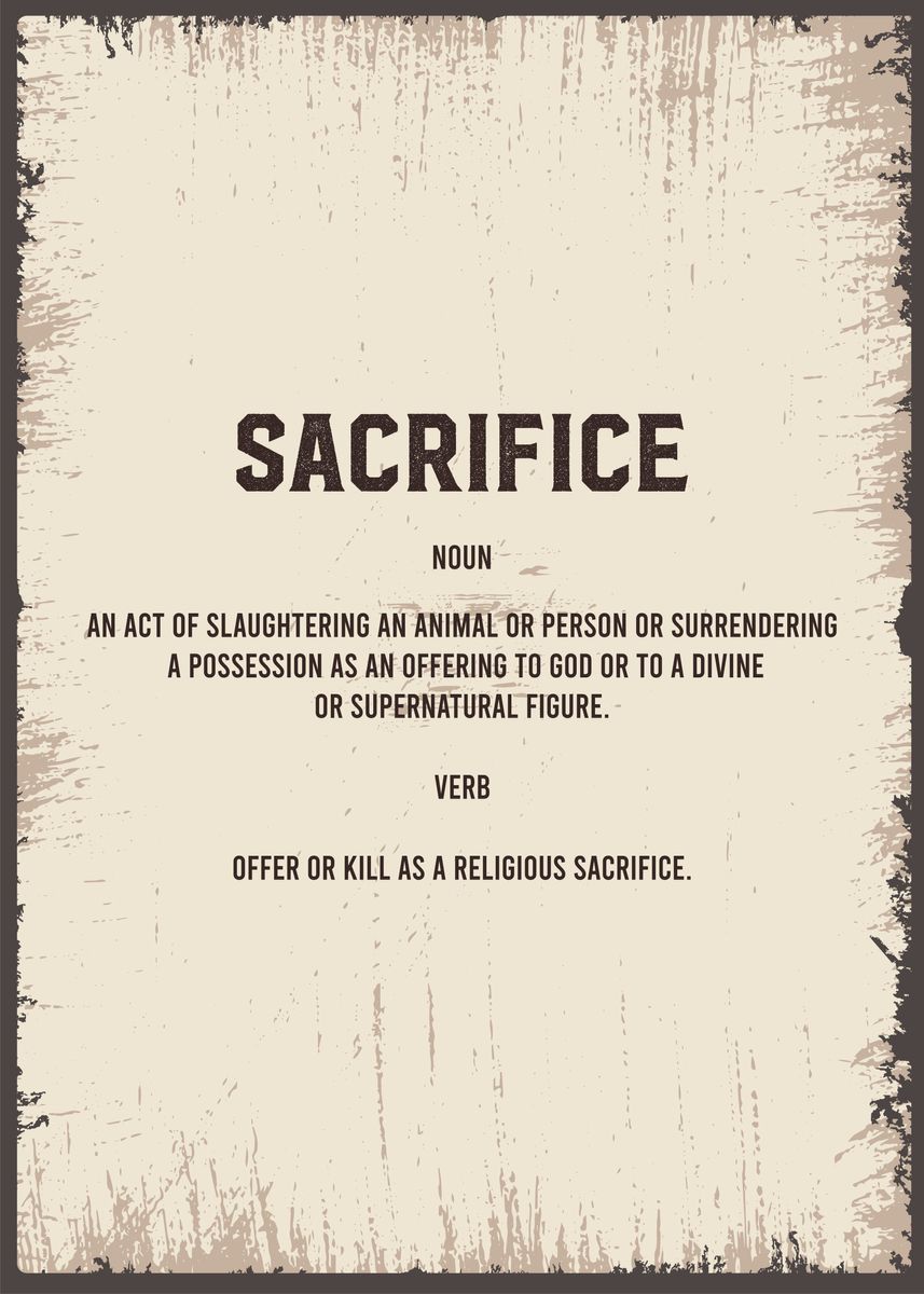 'sacrifice' Poster, picture, metal print, paint by Trending Awesome ...