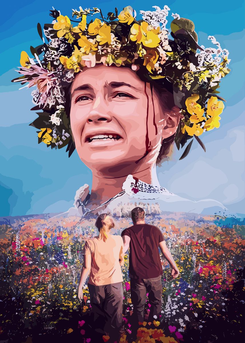 'Midsommar Movie Poster' Poster, picture, metal print, paint by NuMaNi ...