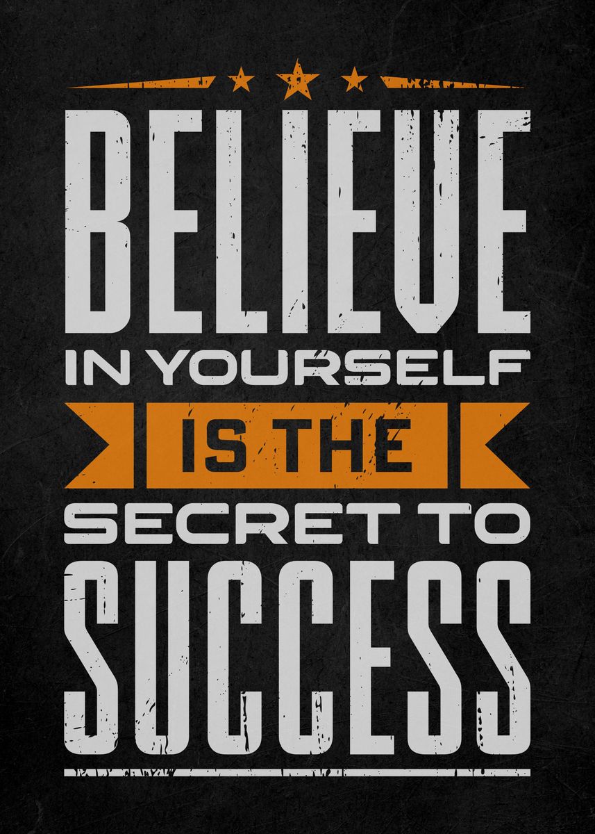 'Motivation Quote' Poster, picture, metal print, paint by Art Quote ...