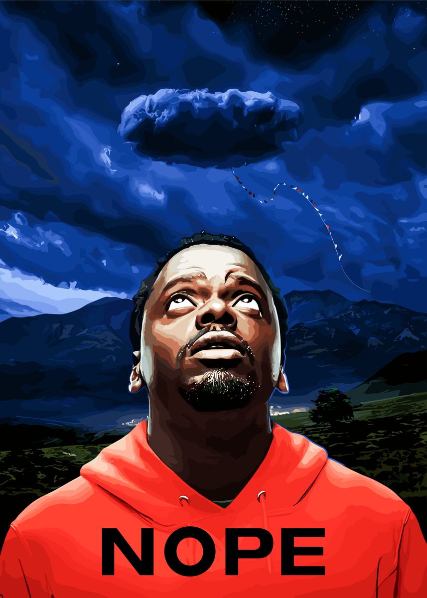 'Nope Movie Poster' Poster, picture, metal print, paint by NuMaNi Art ...