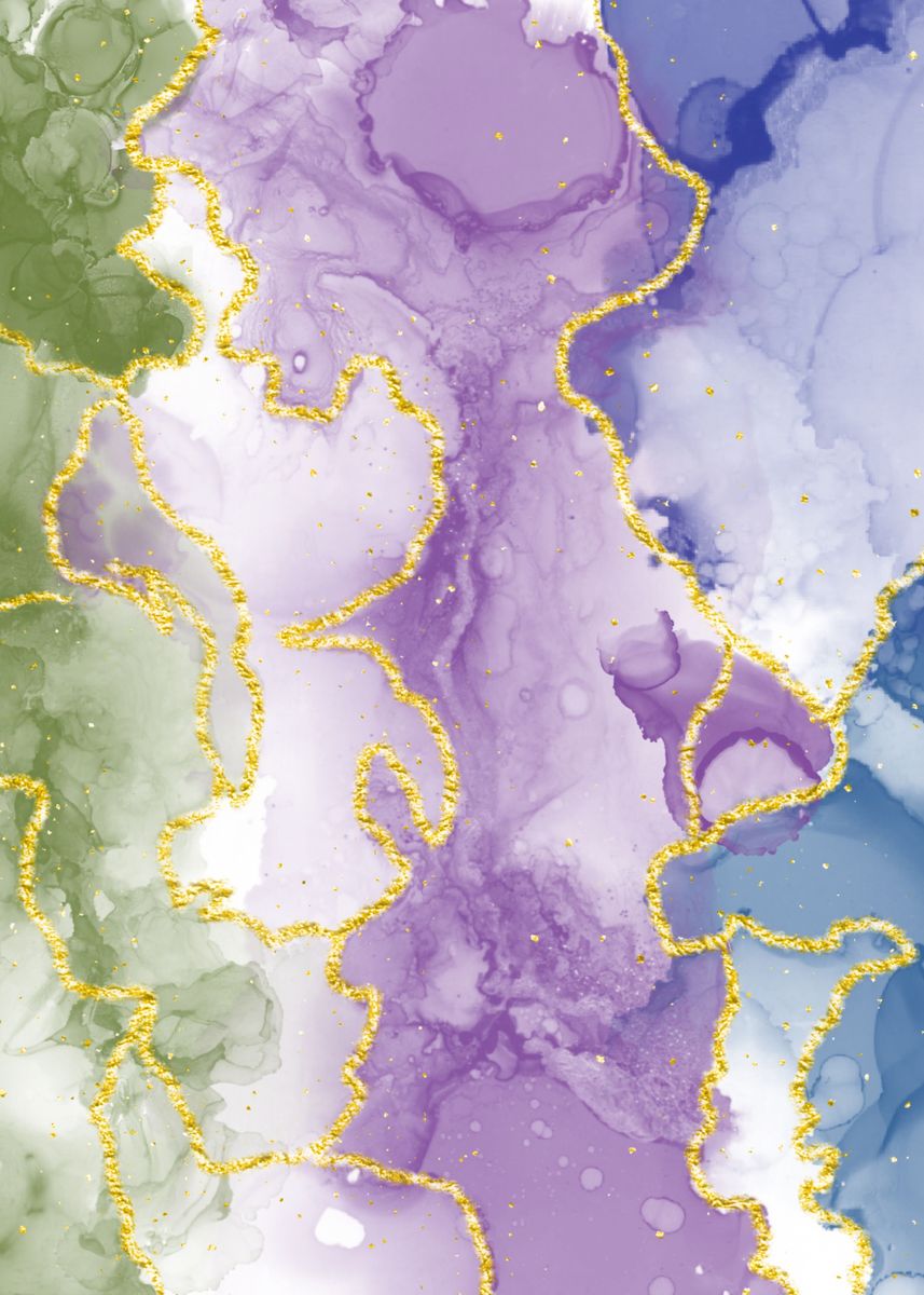 'Abstract Watercolor' Poster, picture, metal print, paint by Ydha ...