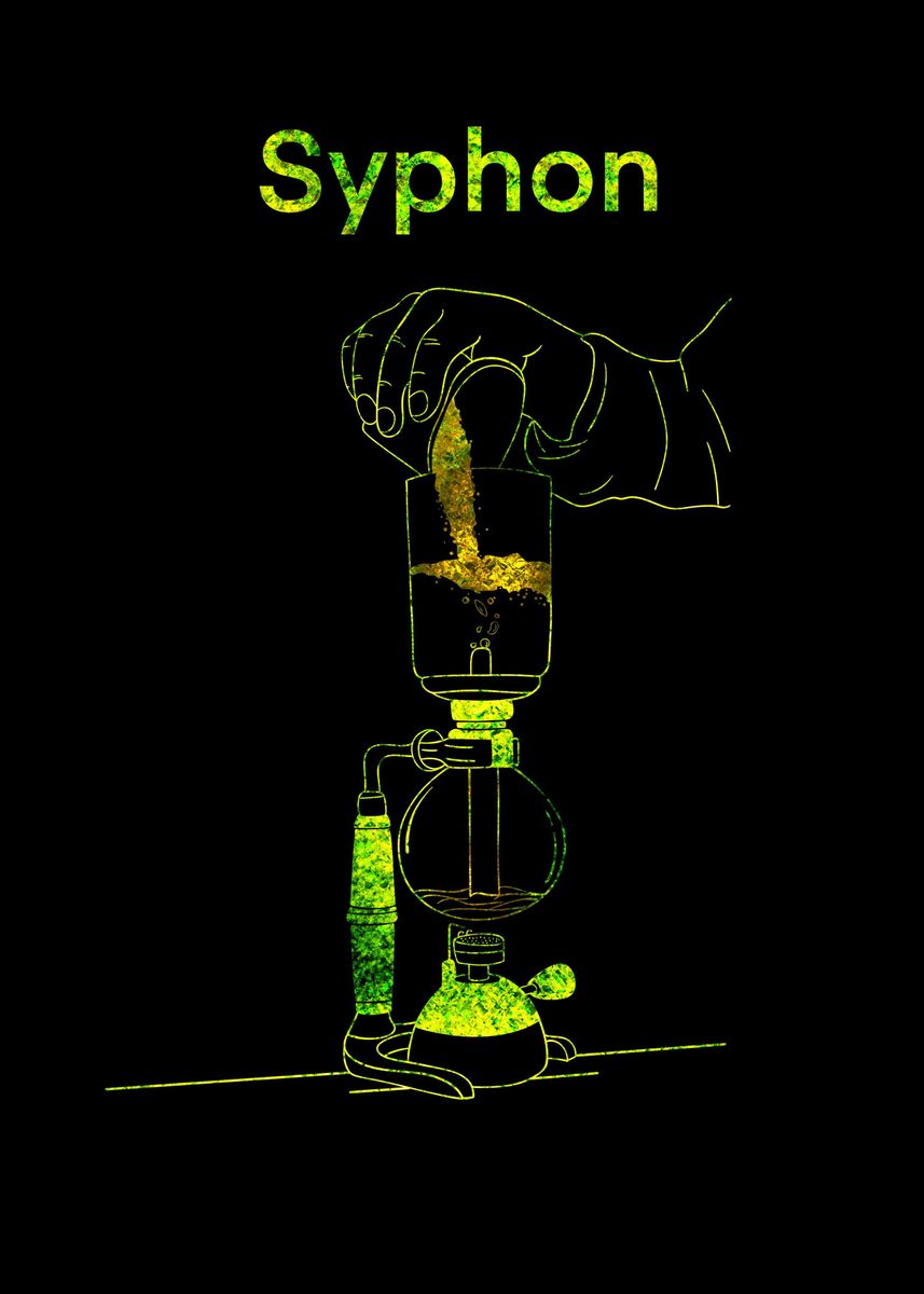 'Syphon' Poster, picture, metal print, paint by Selja Cute | Displate