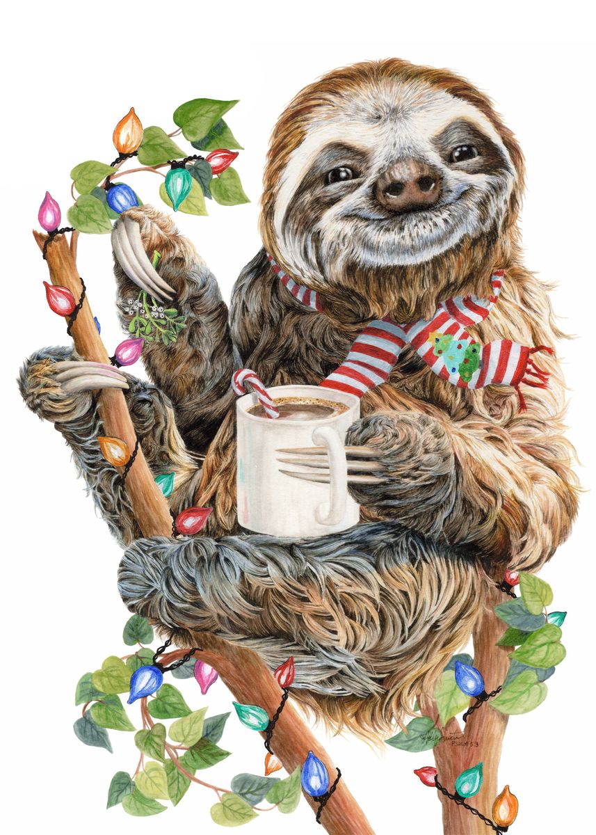 'Top Of Christmas Morning' Poster, picture, metal print, paint by Holly ...